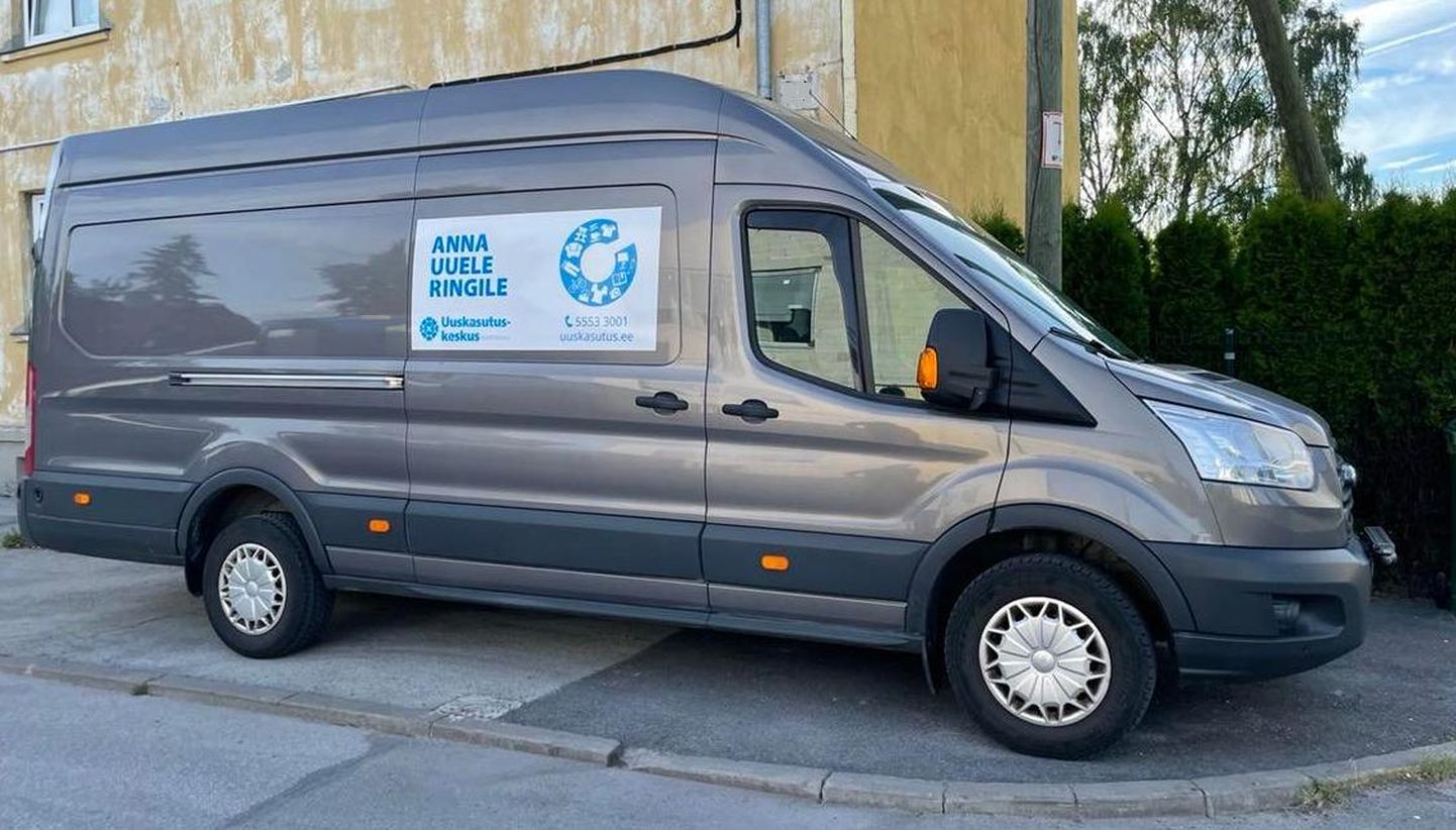 Uuskasutuskeskuse kaubik tuleb Rakverre mööblit koguma