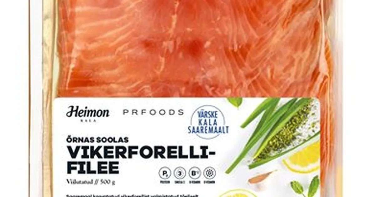 Saaremaine vikerforellifilee kuulutati Eesti parimaks