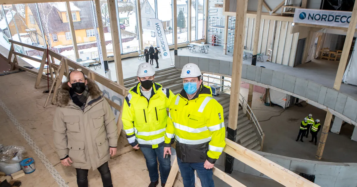 Saaremaa gümnaasiumi ehitus edeneb jõudsasti