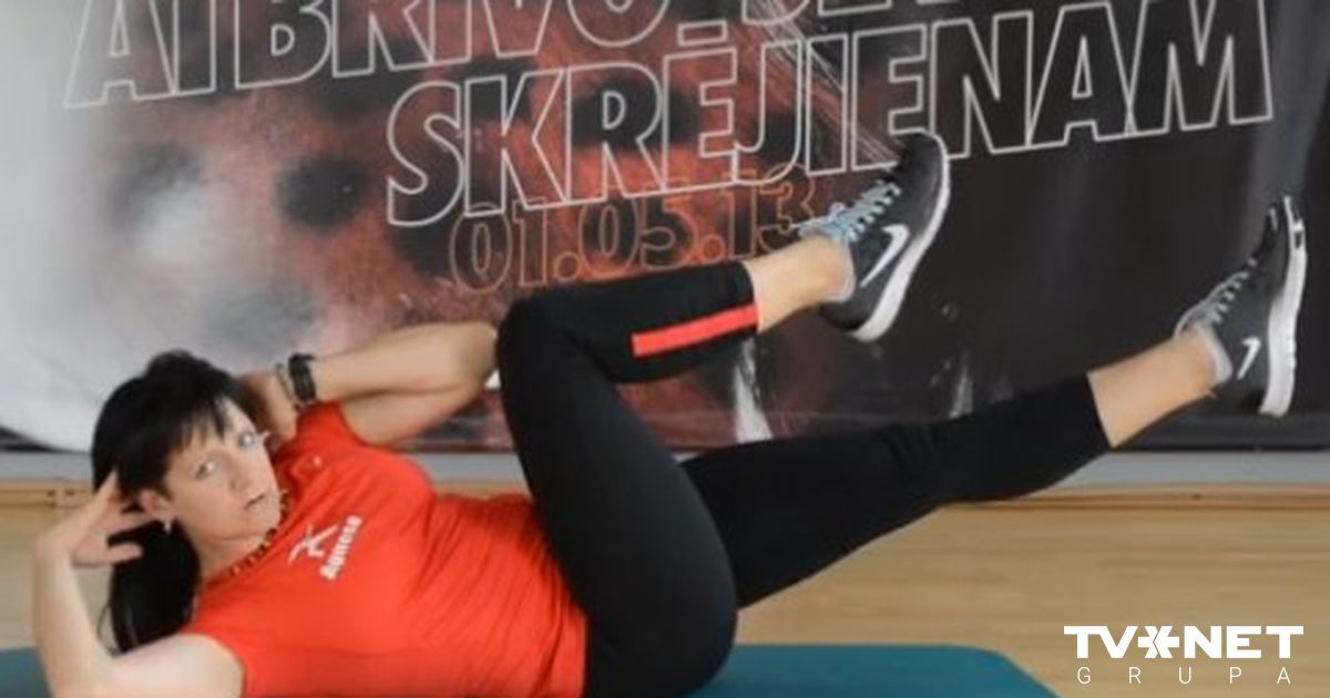 Vingro ar Agnesi - vēdera prese un mugura