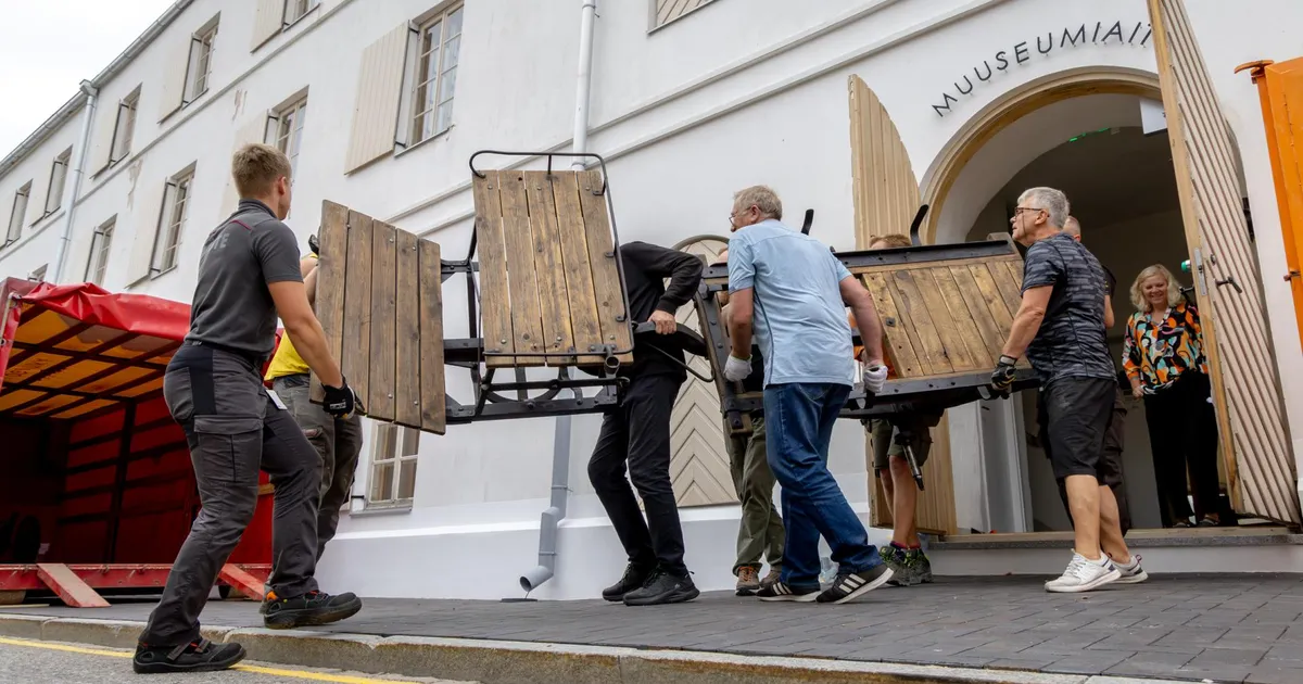 VIDEO JA GALERII Museaali kolimine nõudis seitsme mehe rammu
