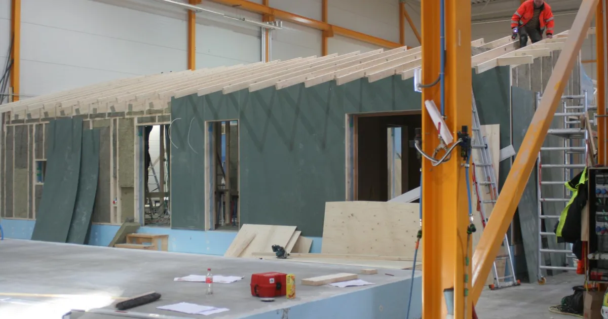 Üha rohkem ehitatakse majad valmis juba tehases