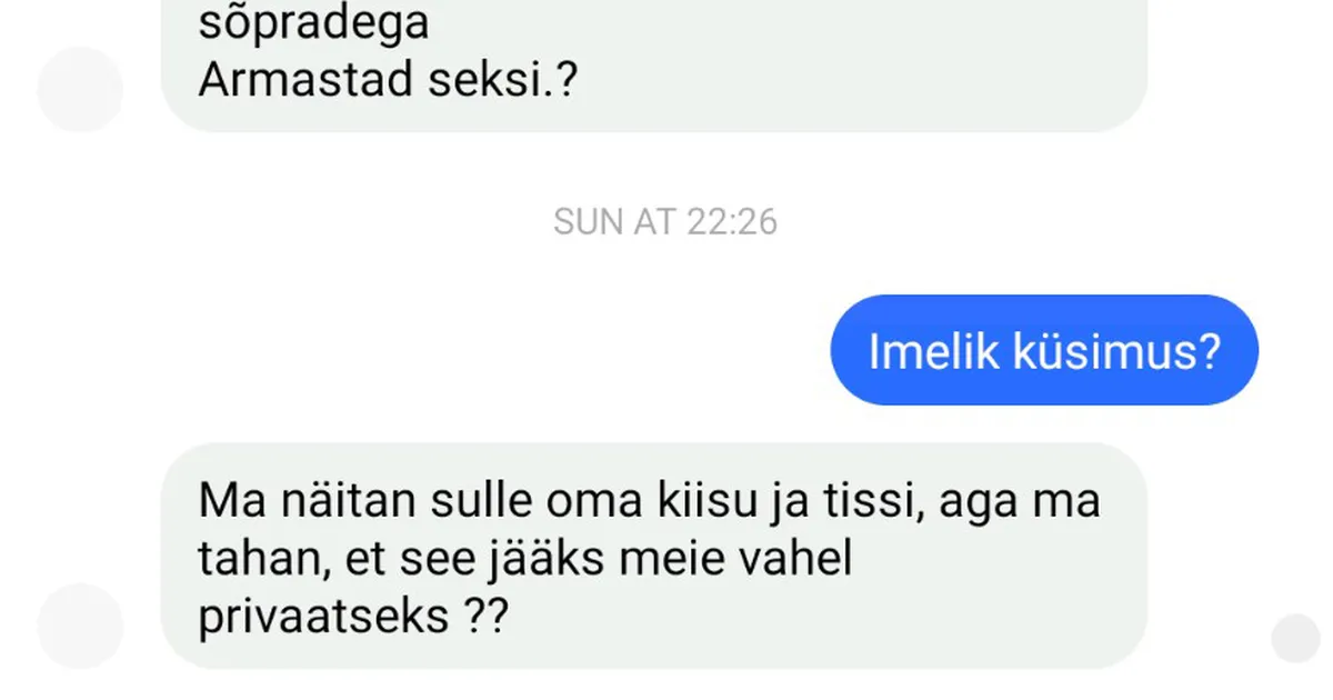 ANDRES SEPP Kuidas uus sõber mulle ikkagi kiisut ja tissi ei näidanud