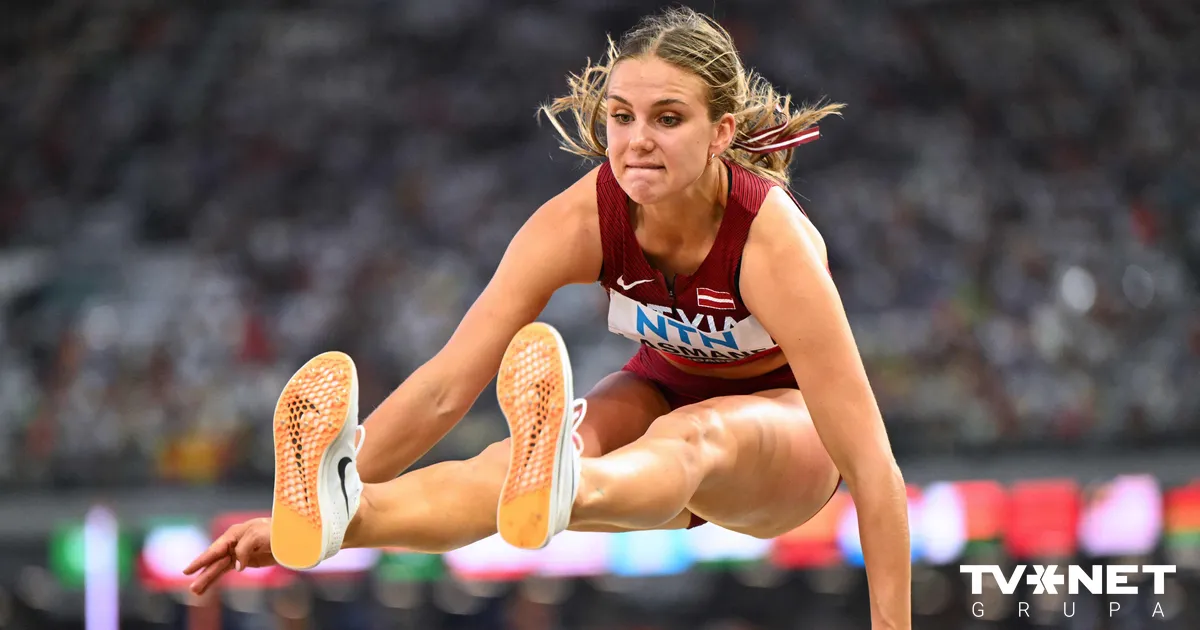 Lasmane labo Latvijas visu laiku labāko rezultātu trīssoļlēkšanā telpās ...