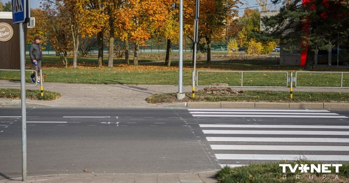 Kā var kaut ko tādu izdarīt Lietuvā izceļas diskusija par gājēju pāreju kura neved pāri ceļam
