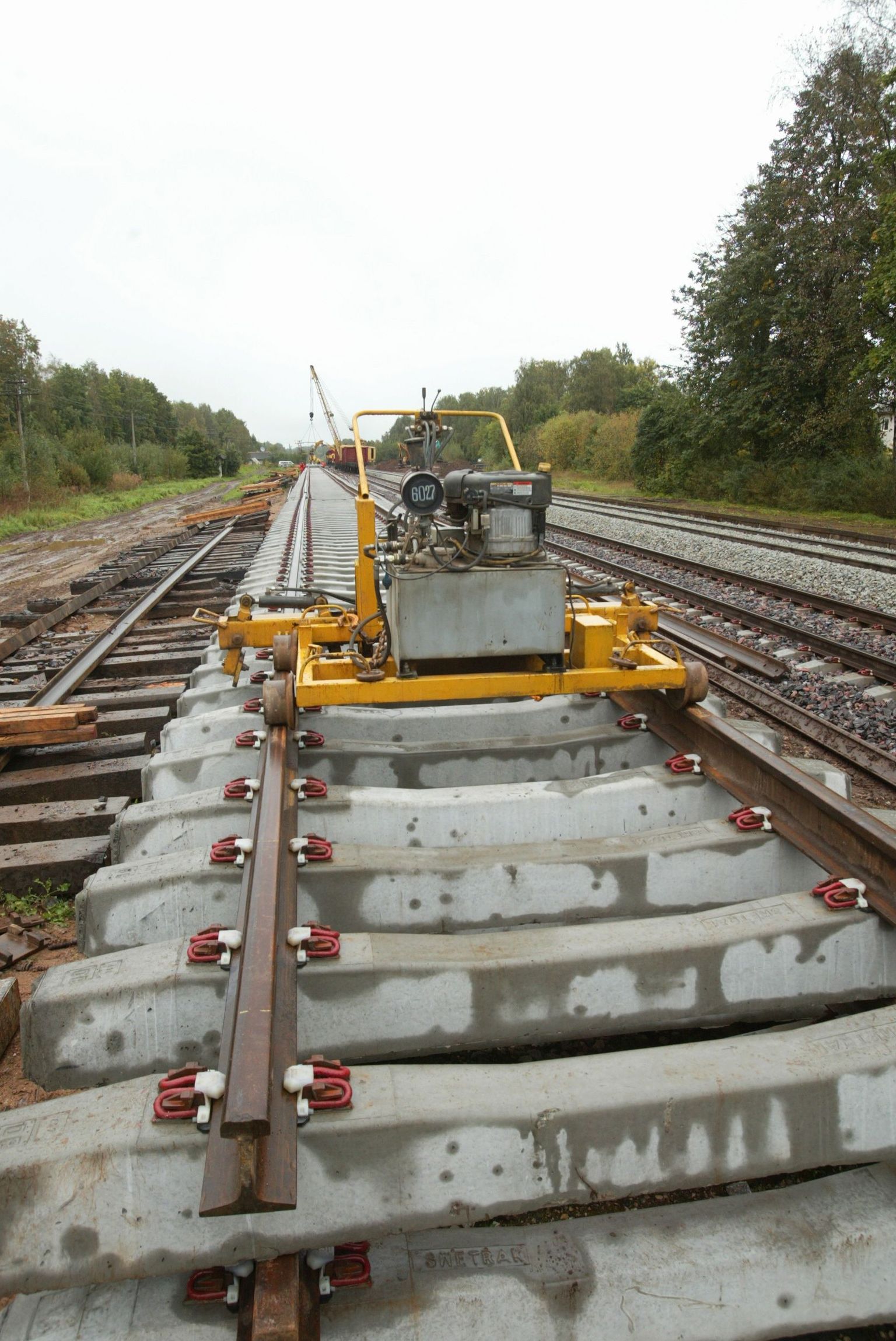 Valga-Tartu raudteelõik peaks valmima aasta lõpuks