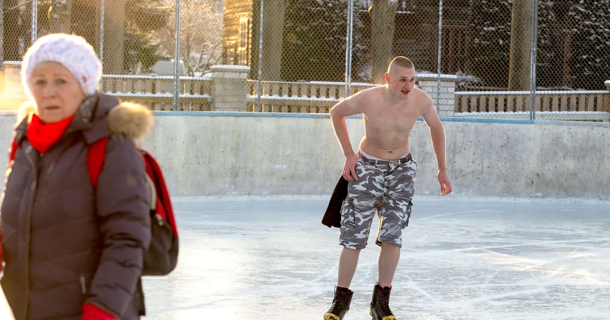 Pärnu pakasepõlgur: pole veel nii külm, et särk selga panna