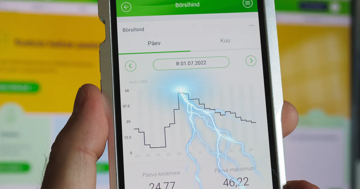 ELEKTRIKELL Kui palju maksab elekter Eestis täna ja homme?