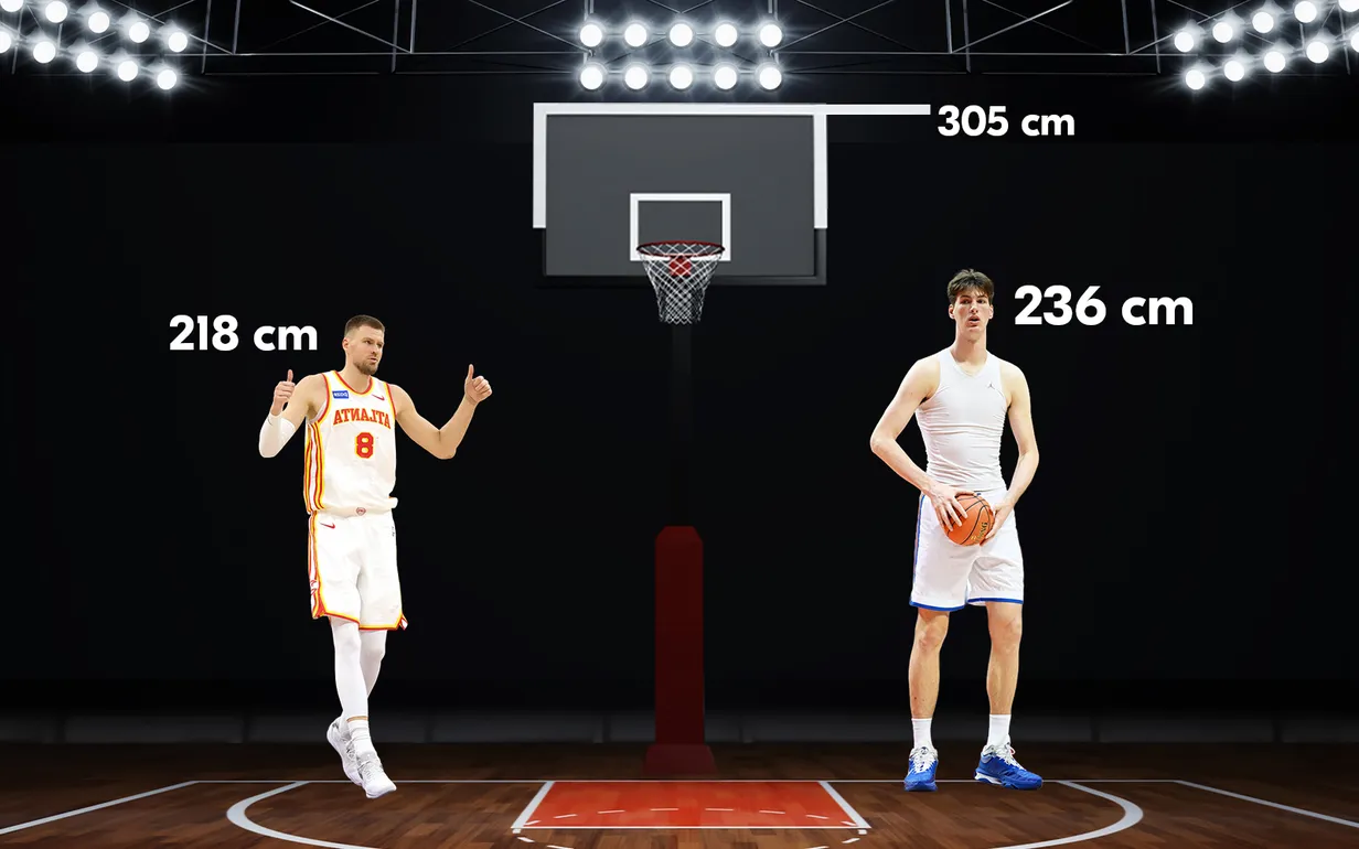 Pasaulē garākais pusaudzis basketbolā uzstāda jaunu rekordu. Par cik ...