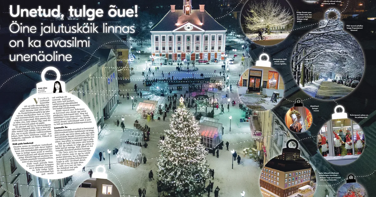 GALERII Unetud, tulge õue! Öine jalutuskäik linnas on ka avasilmi ...