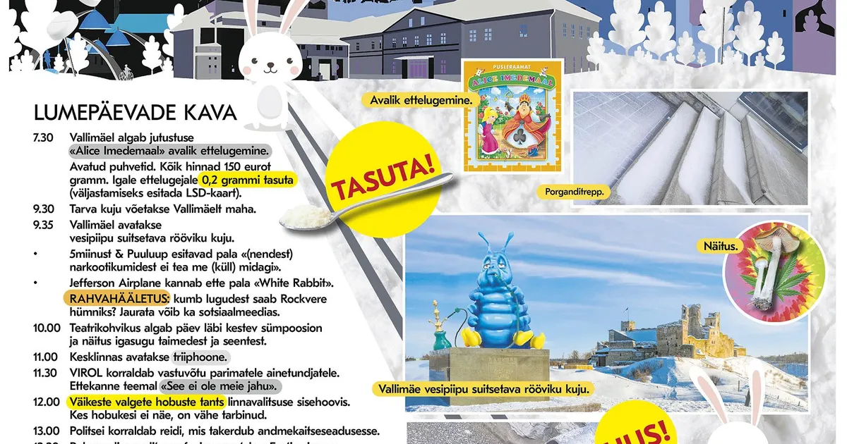 Rakvere Raibe: Lumepäevad Rockveres 2024