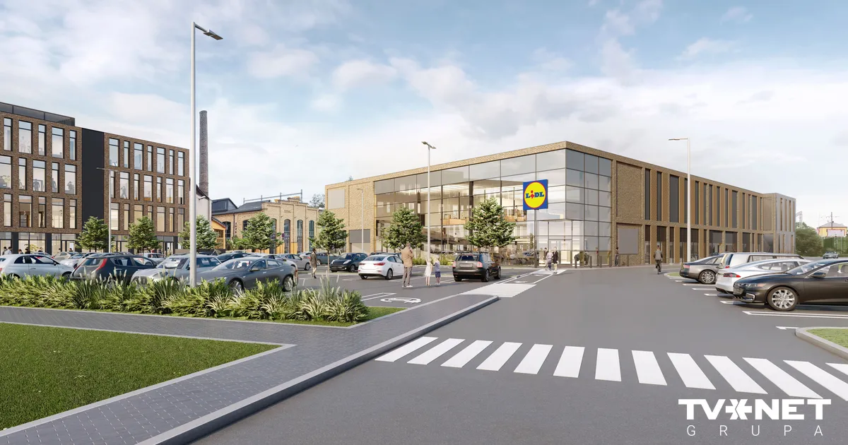 Construction Began on New "Lidl" Store at Riga's Historic Centre ...