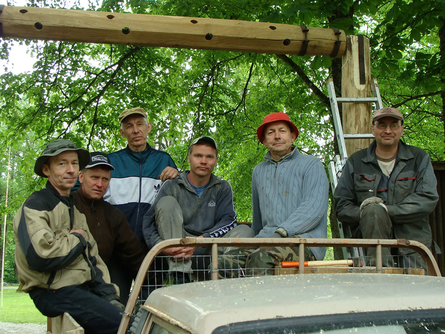 Lööne külas tehti külakiigetalgud