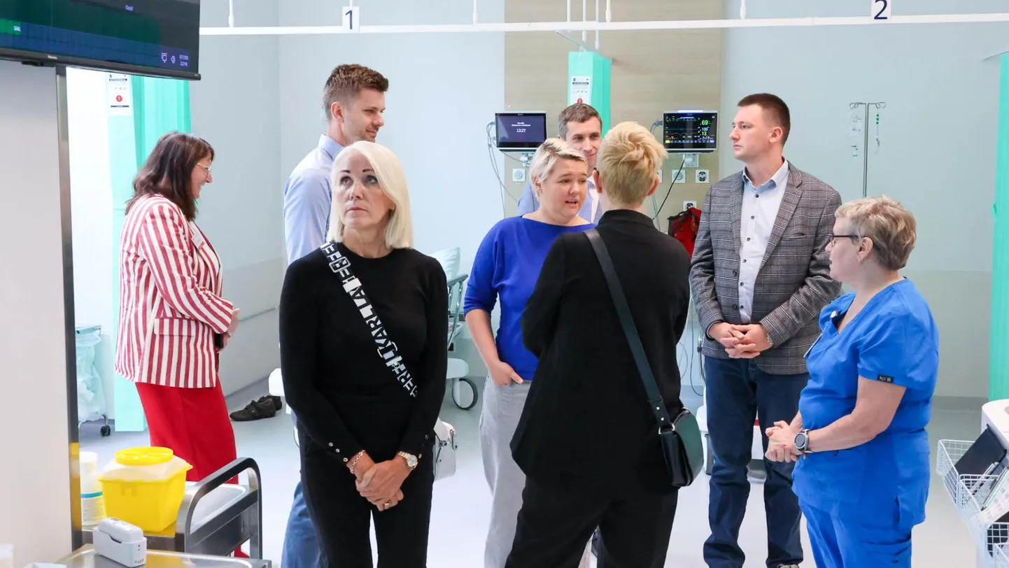 Põlva haigla juhid jagasid külalistega oma soove ja hirme