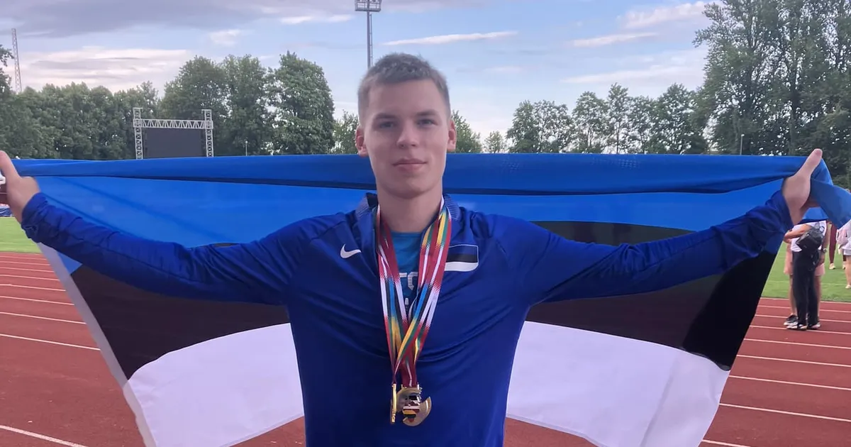 Ron Sebastian Puiestee võitis kolm medalit U18 Balti kergejõustiku ...