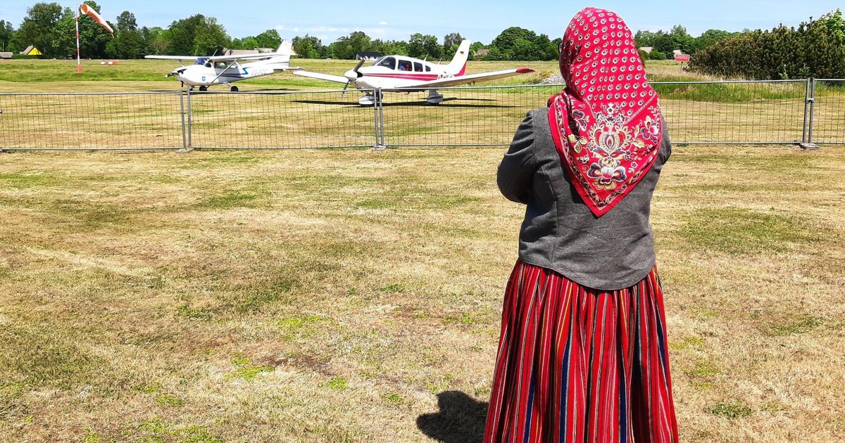 Kihnu lennuvälja kasutavad hobilendurid