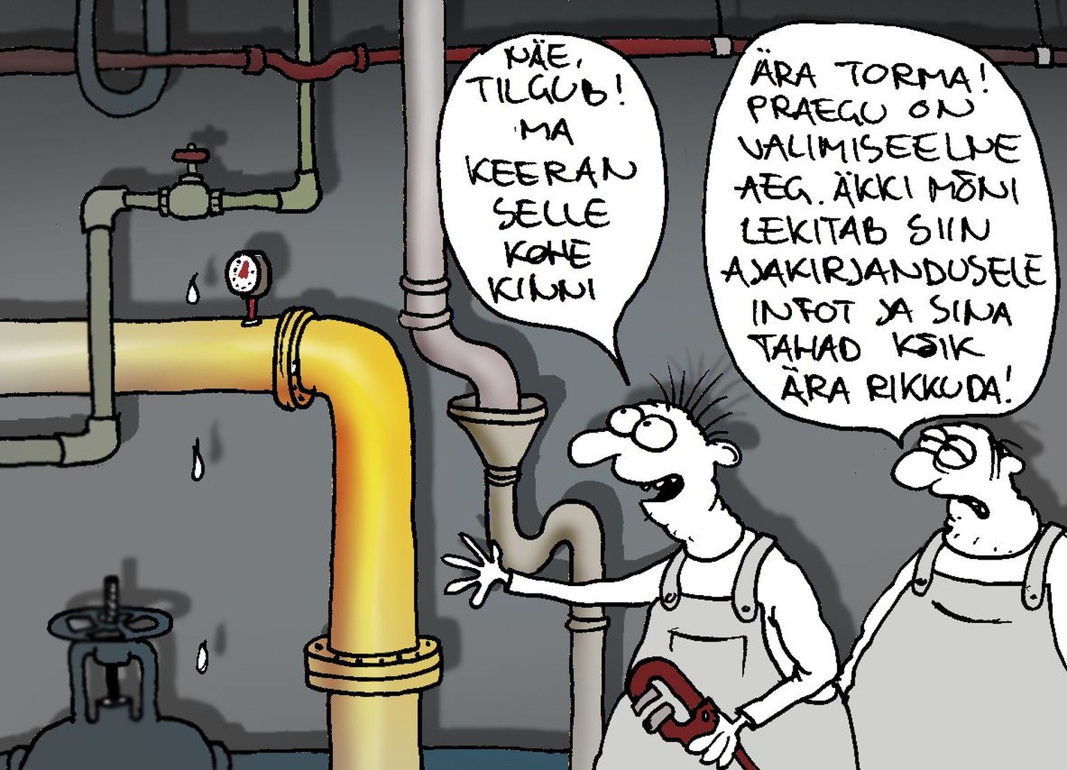Päeva karikatuur: kusagil lekib - Arhiiv - Postimees: Värsked uudised ...