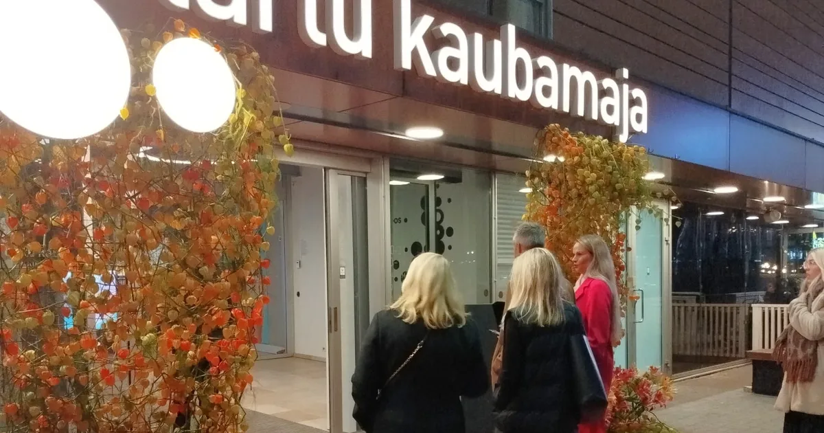 FOTOD JA VIDEO Punane vaip ja suur melu! Tartu Kaubamajja kogunes reede ...