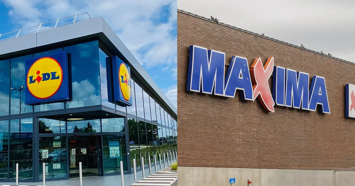 ФОТО «Хотим быть лучше соседа!» Maxima и Lidl меряются силами в забавной рекламной кампании