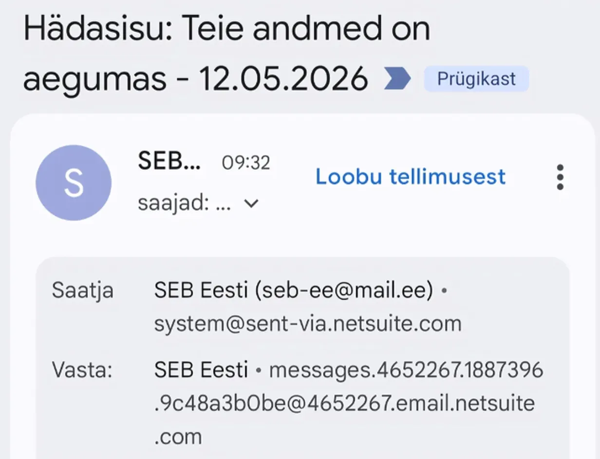 Мошенники охотятся за самыми уязвимыми: в банк SEB поступили сотни жалоб