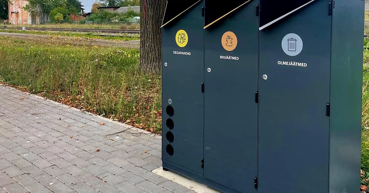 Tartu koolid saavad jäätmete liigiti kogumiseks konteinerid
