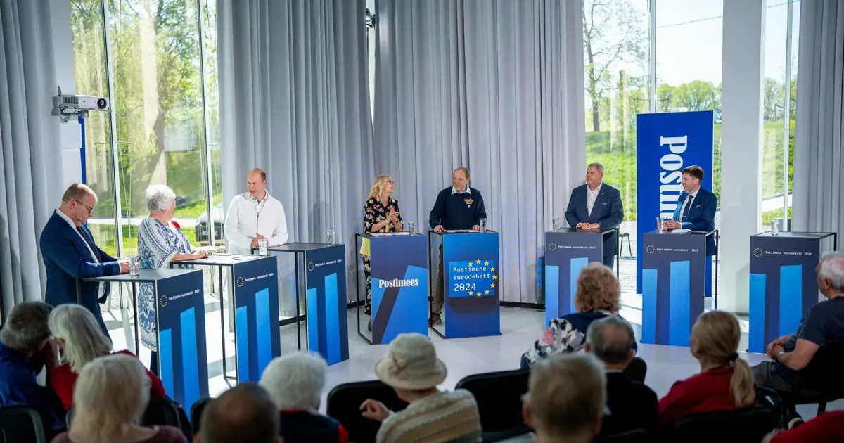 POSTIMEHE EURODEBATT 2024 Rohepööre kui selline on jätkuvalt lõhestav