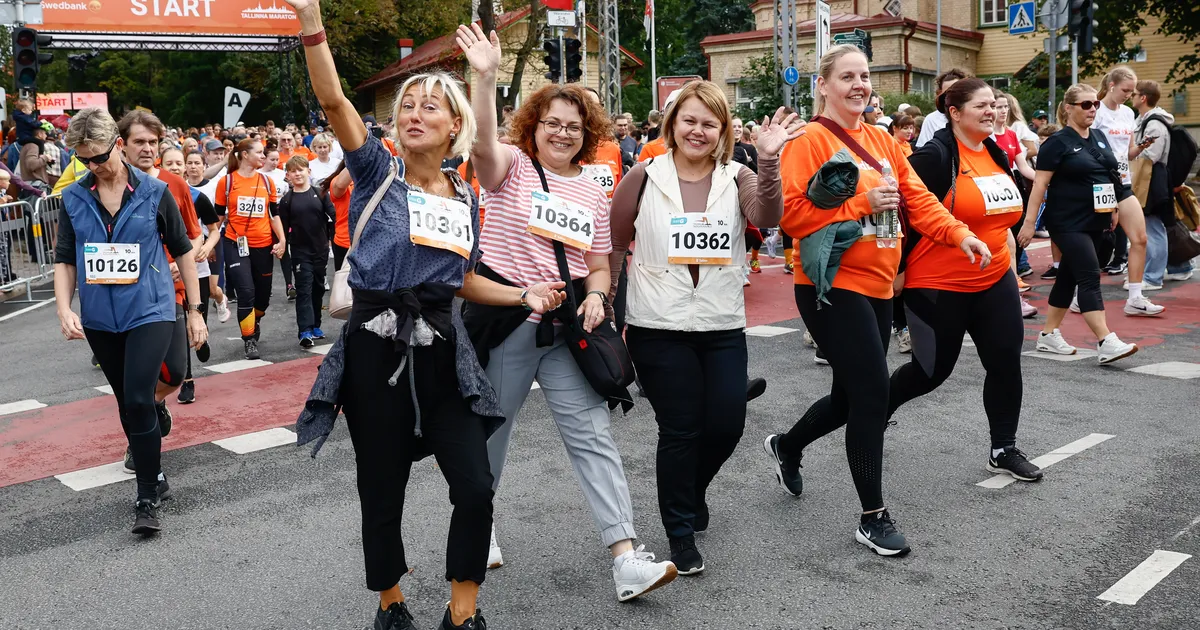БОЛЬШАЯ ГАЛЕРЕЯ Тысячи участников Осеннего забега в Таллинне: ищи себя и друзей на фото!