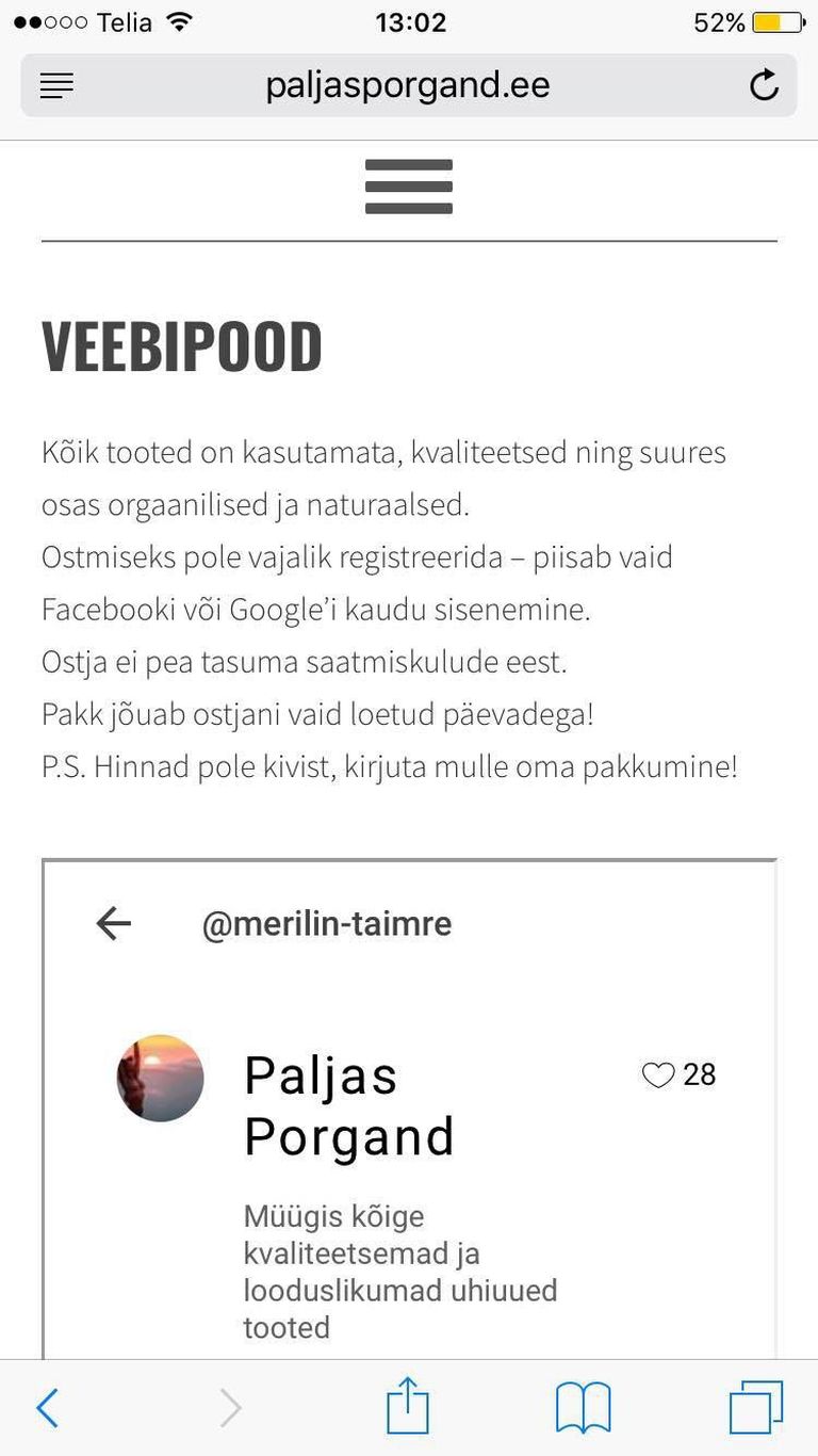 Maaletoojad on ärritunud: Paljas Porgand müüb reklaaminänni taskurahaks