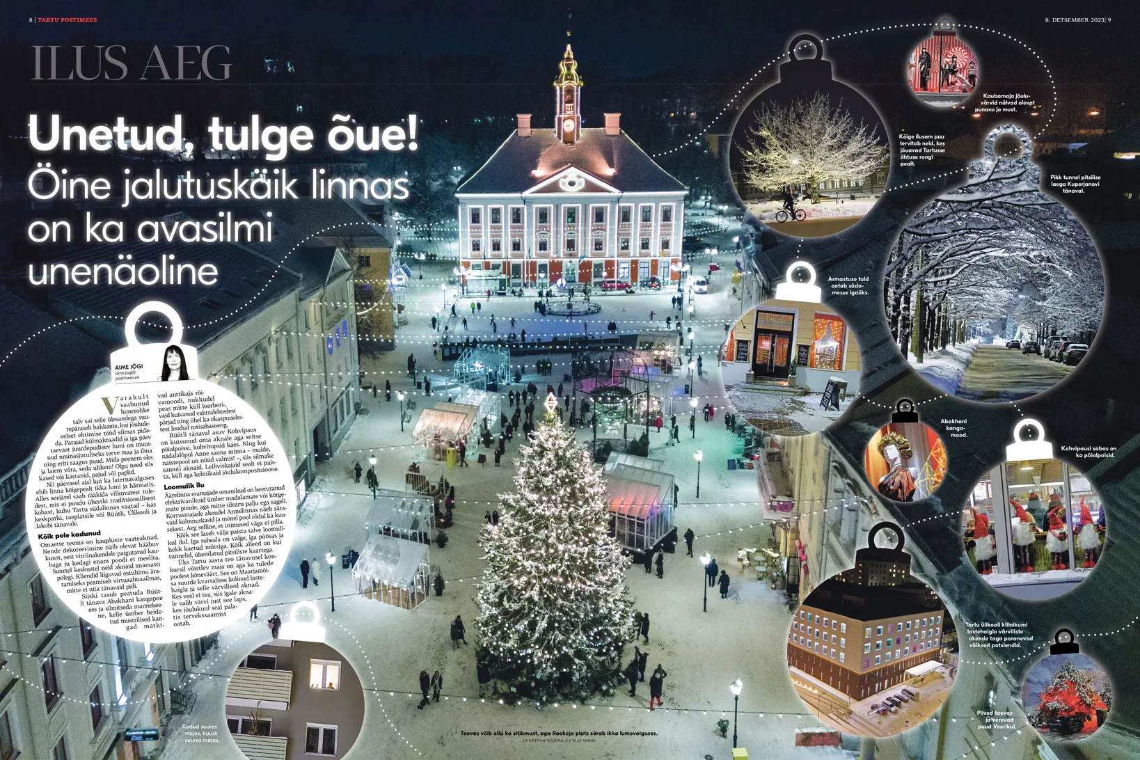 GALERII Unetud, tulge õue! Öine jalutuskäik linnas on ka avasilmi ...