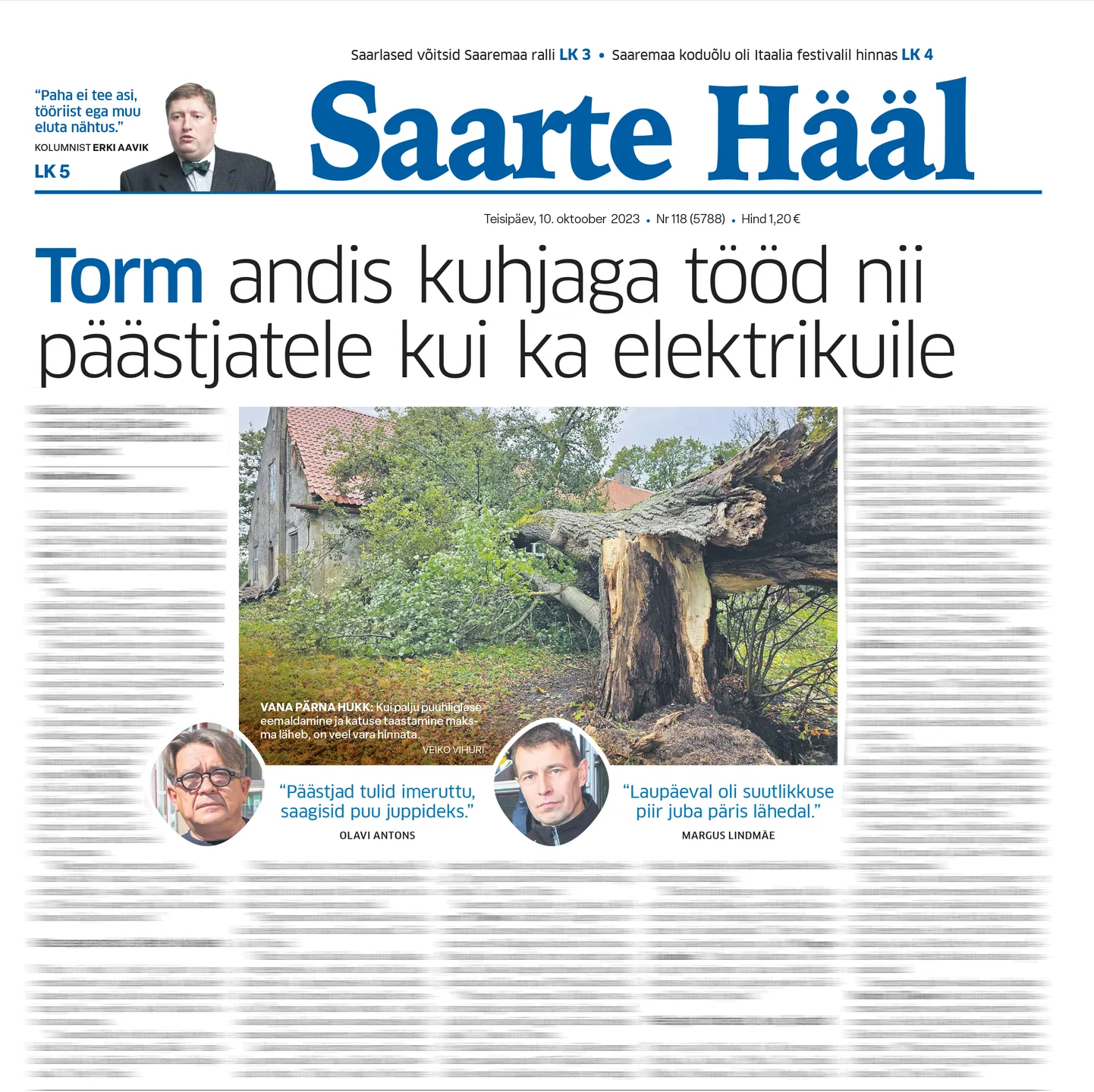 DIGILEHT Saarte Hääl 10. oktoober 2023