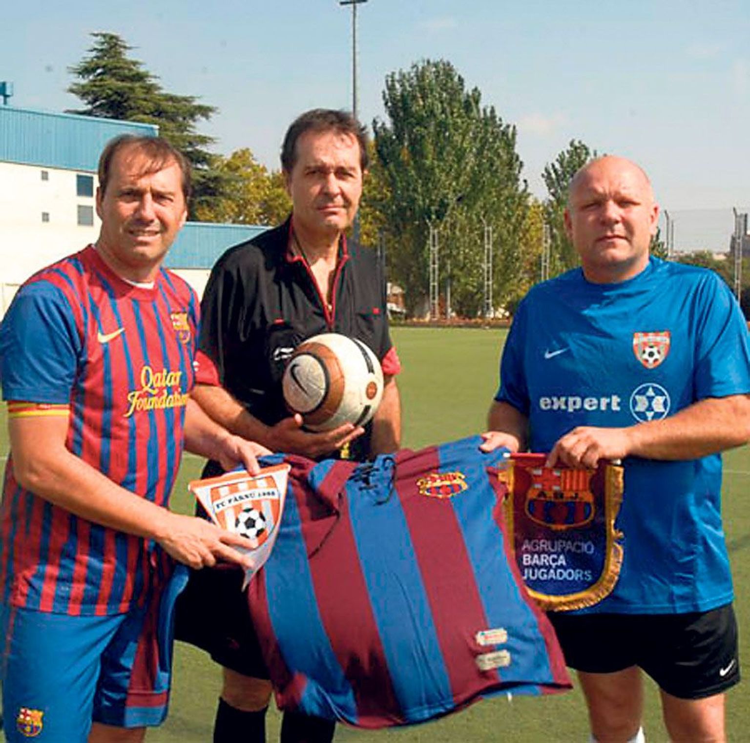 Vutiveteranidel oli au mängida FC Barcelonaga