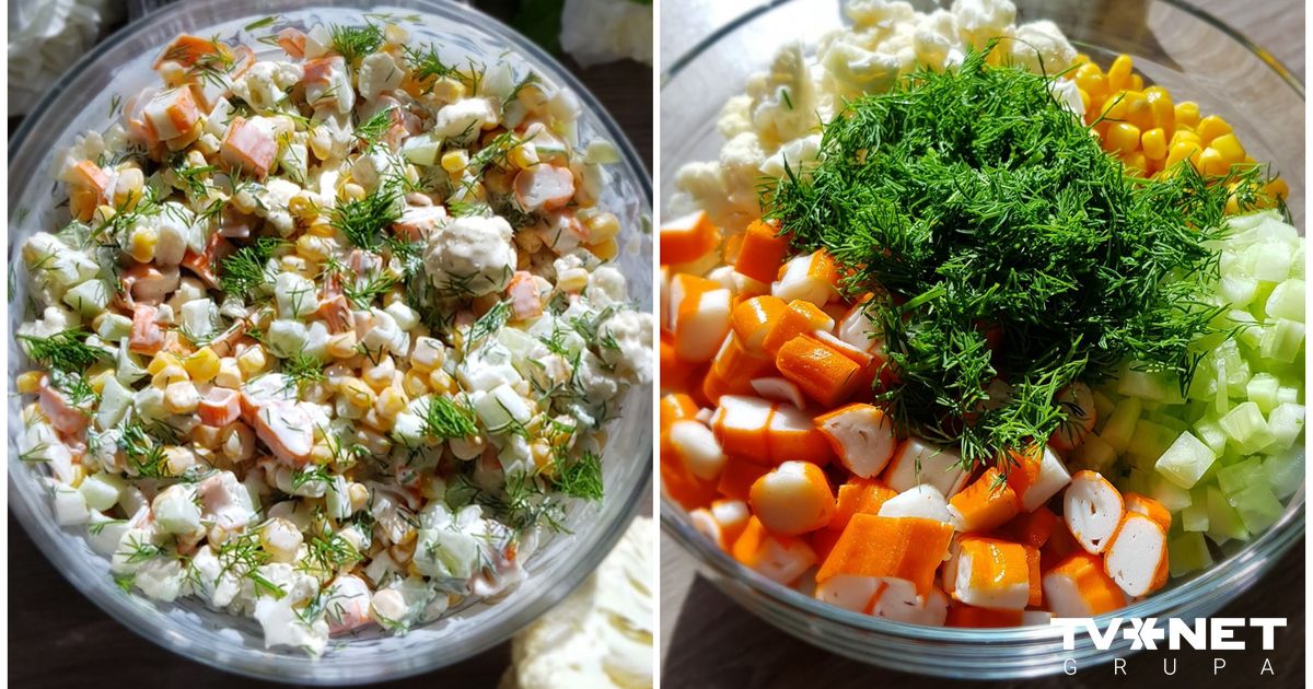 Krabju nūjiņas bez rīsiem: 10 salātu versijas tiem, kam apnikusi klasika