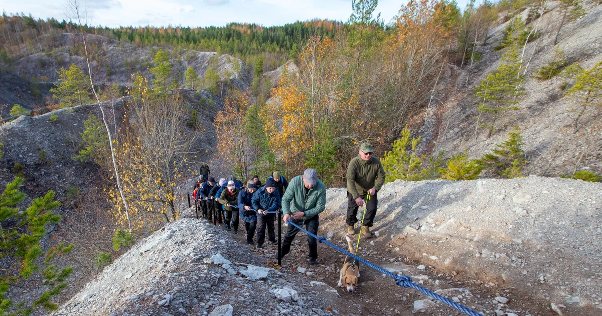 VIDEO Ida-Virumaa tööstusmaastikul valmis Eesti üks mägisemaid matkaradu