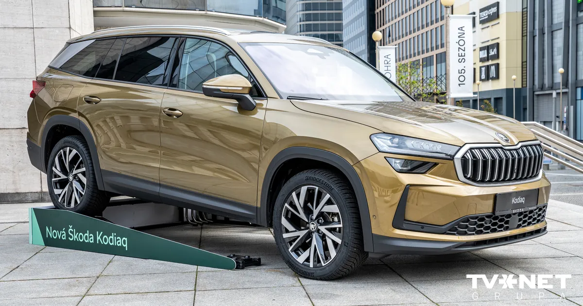 Latvijas Gada auto titulu ieguvusi "Škoda Kodiaq"