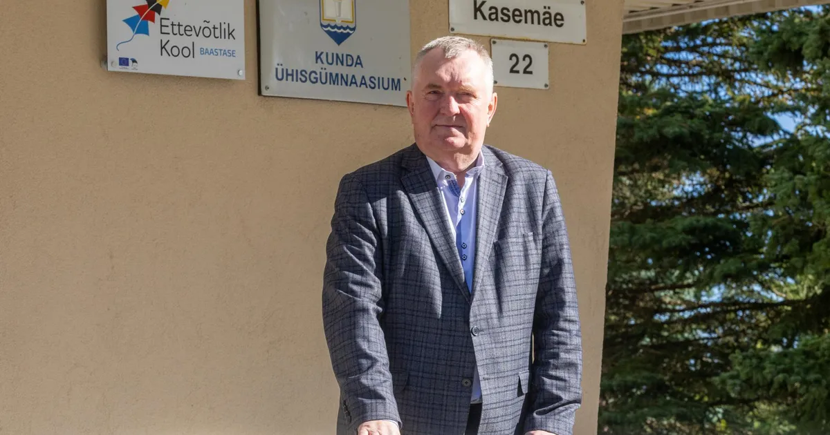 Kunda koolijuht Hannes Mets: "Ma ei tulnud siia selleks, et kooli kinni ...