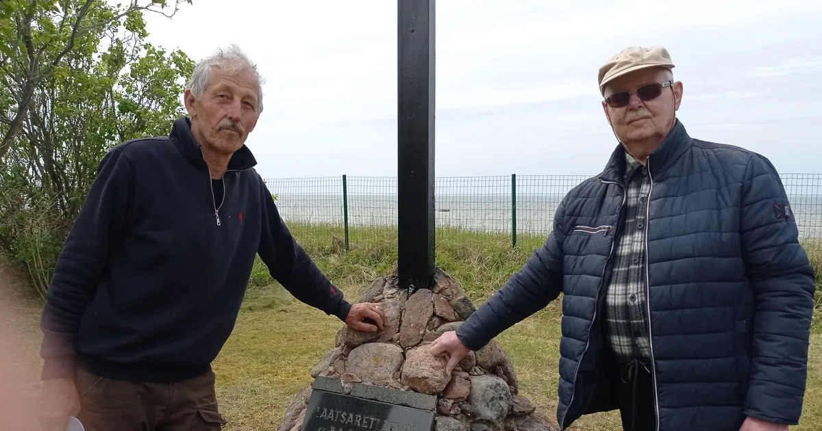 Jämaja kalmistul kõrguv Moero mälestusrist tehti vabatahtlike abiga korda