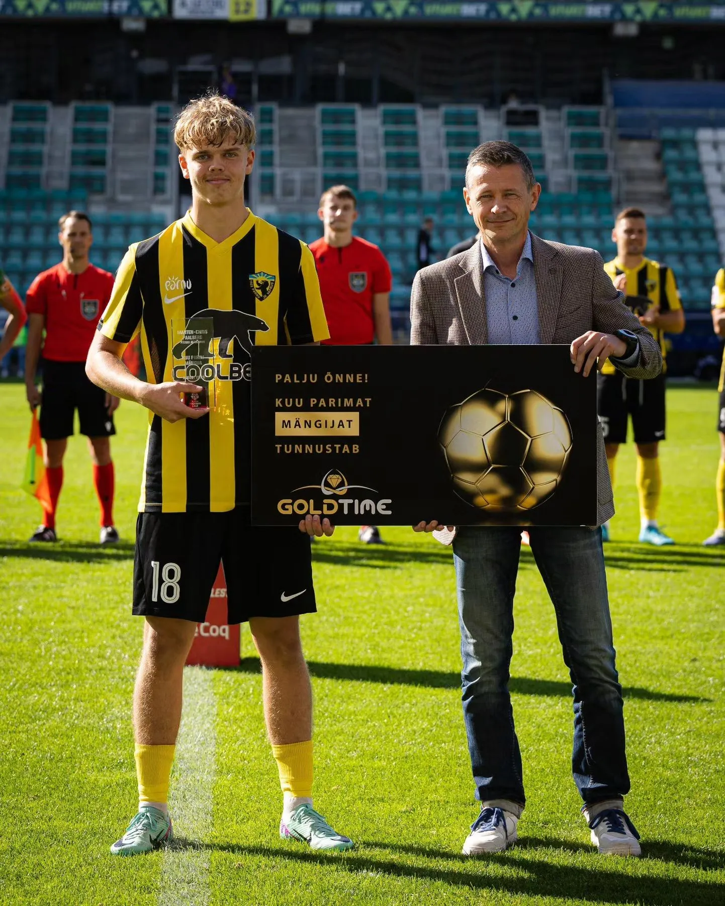 VIDEO Vapruse jalgpalliklubi imeline seeria sai rahvusstaadionil lõpu