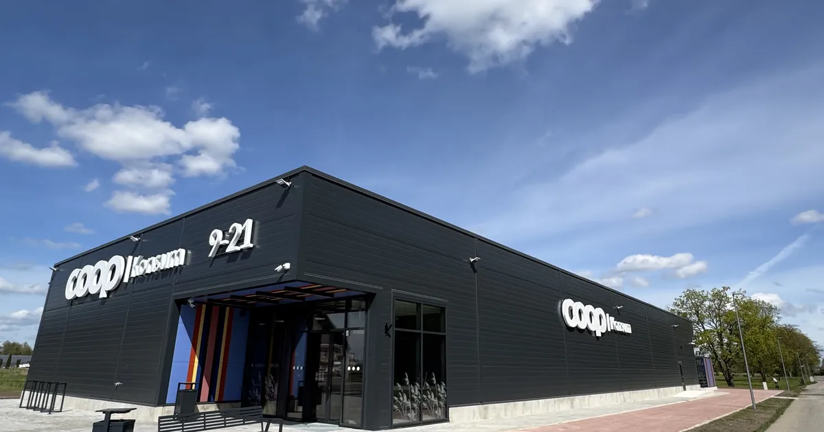 Во вторник откроется очередной магазин Coop Konsum
