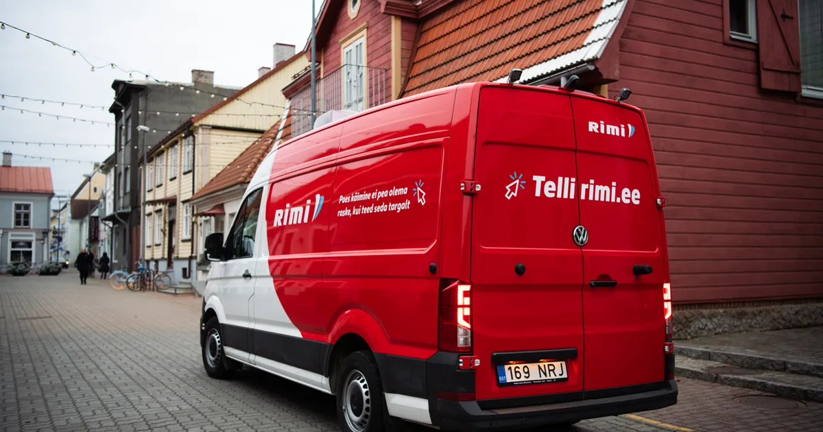 Rimi e-poest saab kaubad kätte ka 30 minutiga
