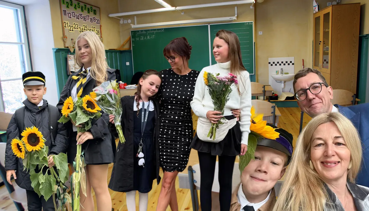 TERE, KOOL Milliste staaride võsukesed tarkusepäeval reipalt kooli ...