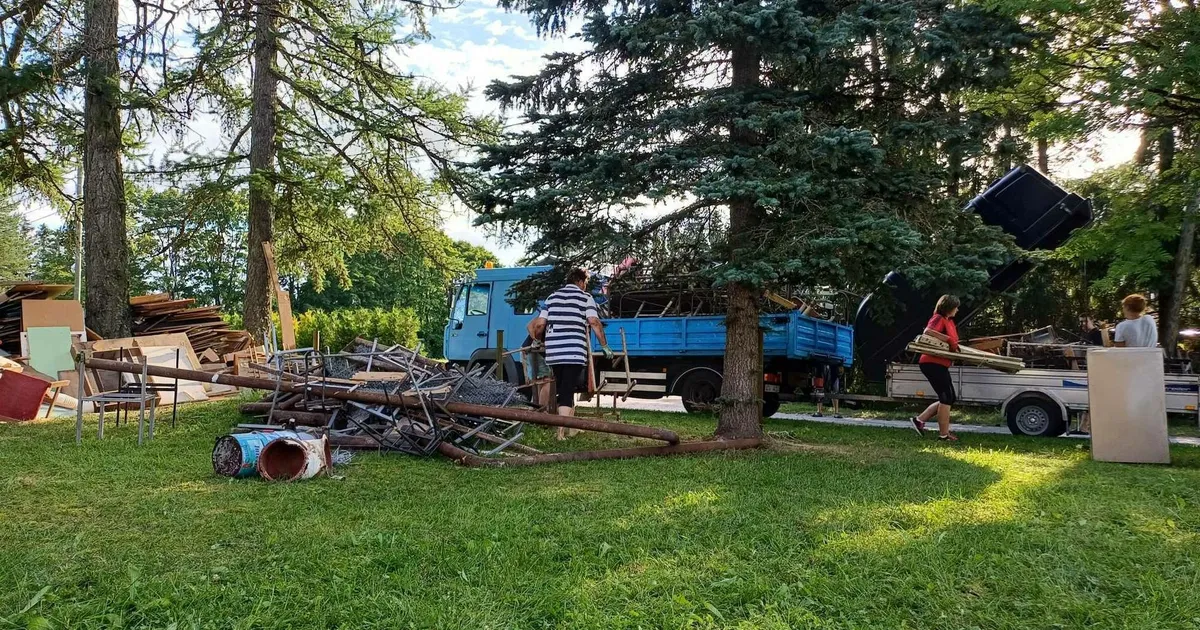 Vajangul puhastati talgute käigus tulevast varjumiskohta