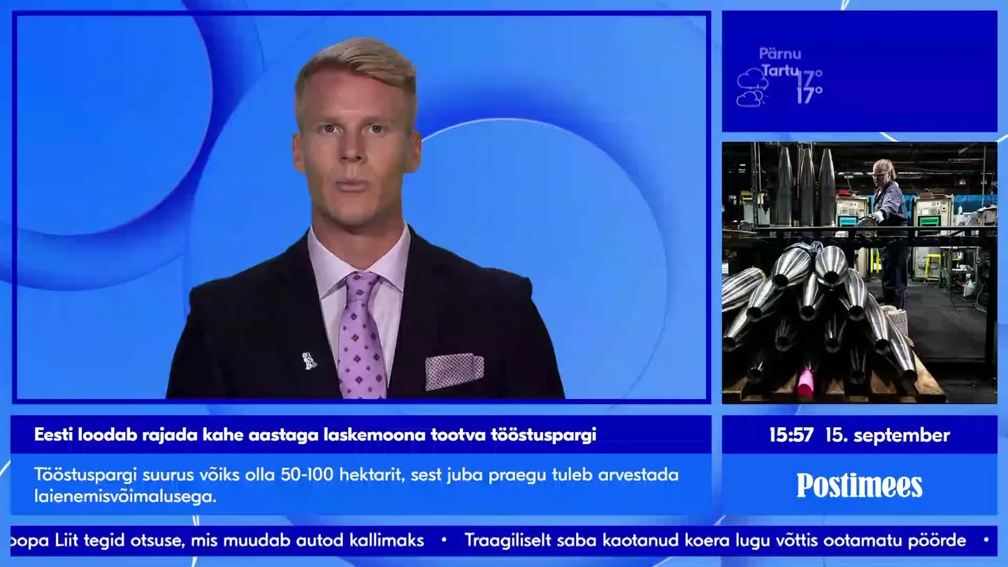 POSTIMEHE TELEUUDISED Eestisse loodetakse kahe aastaga rajada ...