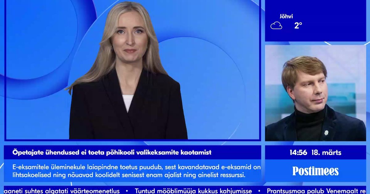 POSTIMEHE TELEUUDISED Õpetajate ühendused ei toeta põhikooli ...