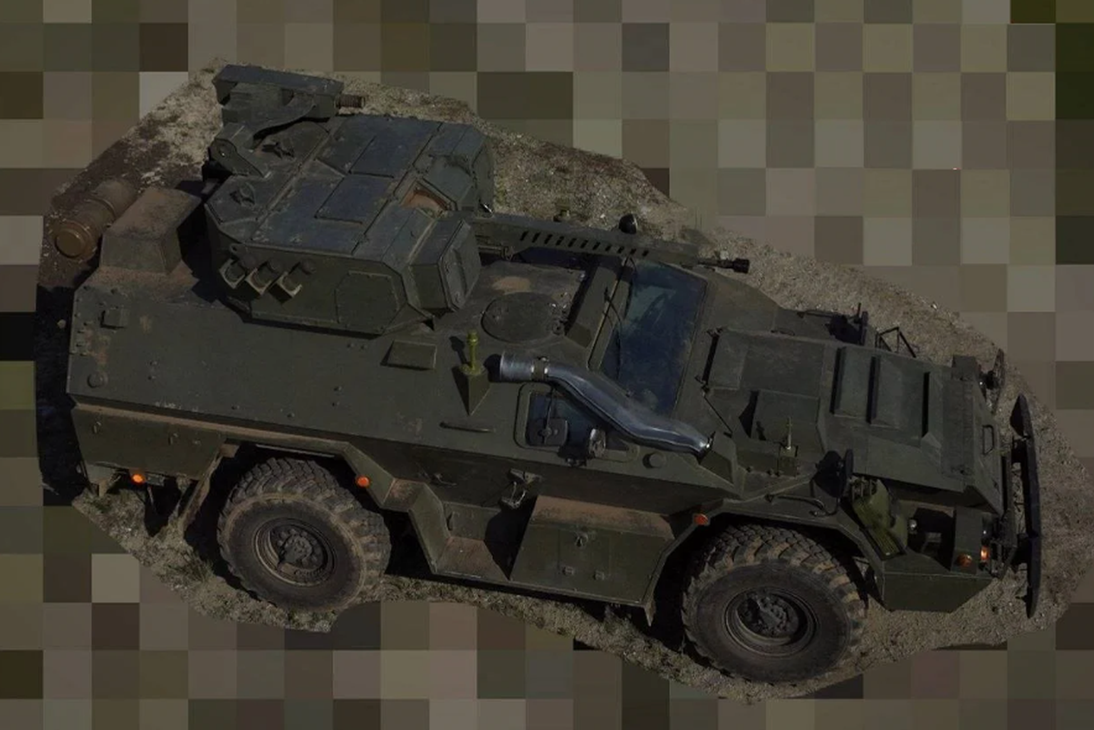 ВИДЕО Россия размещает в Украине редко встречаемые бронемашины КАМАЗ-43269