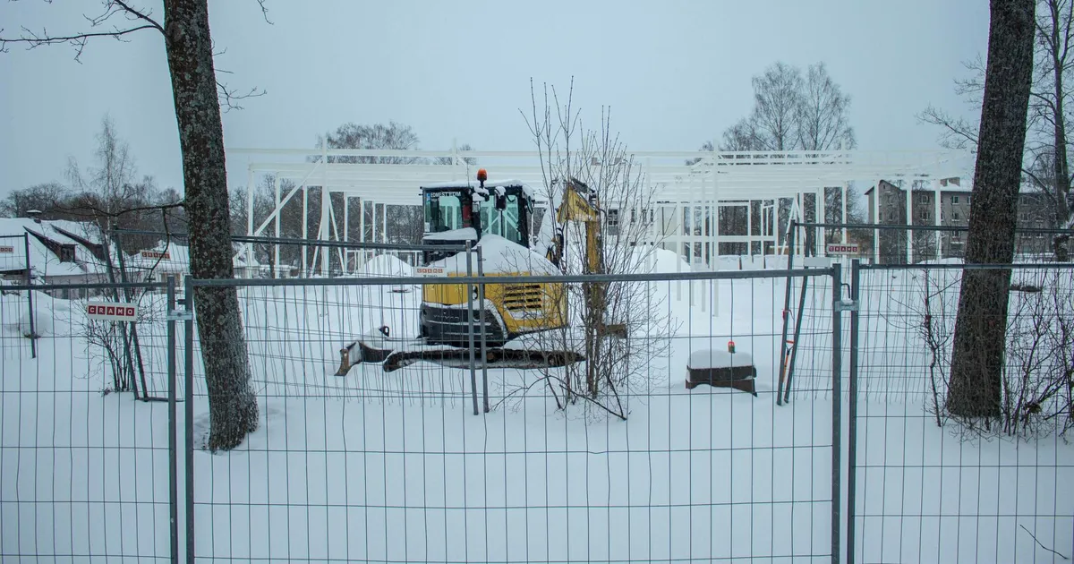 Valga uus kauplusehoone valmib tänavu suvel