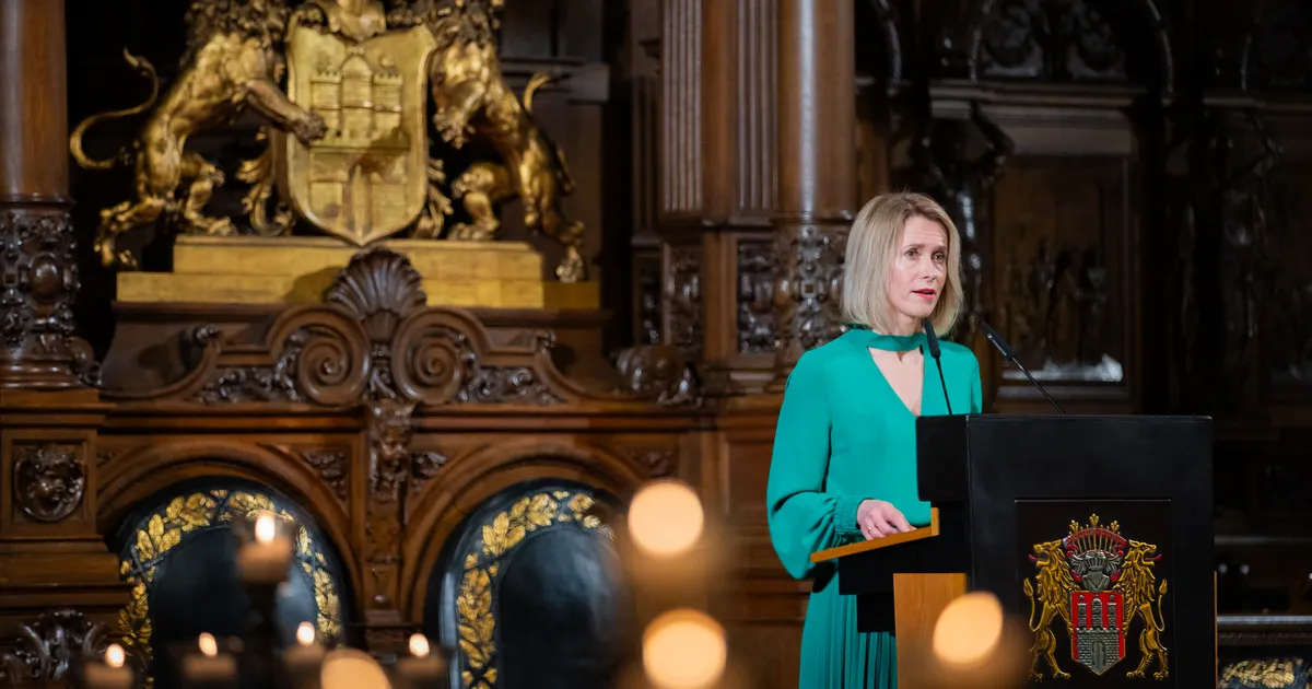 Kaja Kallas at the Matthiae-Mahl dinner: President Meri warned of ...