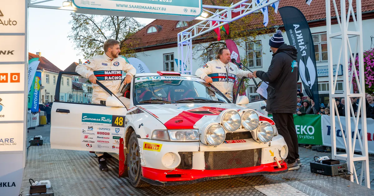 GALERII Vaata kuidas Saaremaa ralli võistluspaarid rallit alustasid