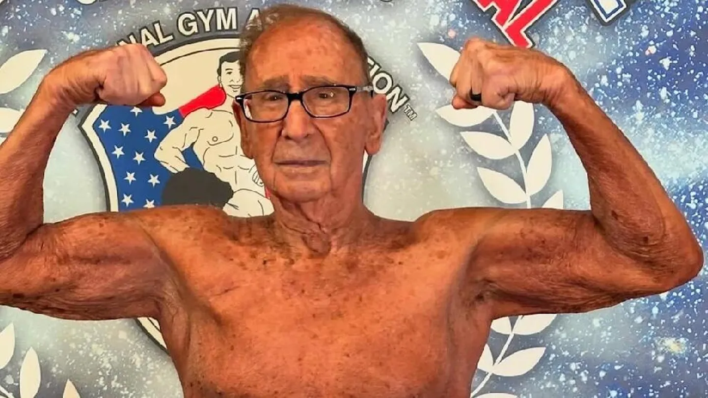 ELAV LEGEND 100-aastane mees rassib kuus päeva nädalas jõusaalis