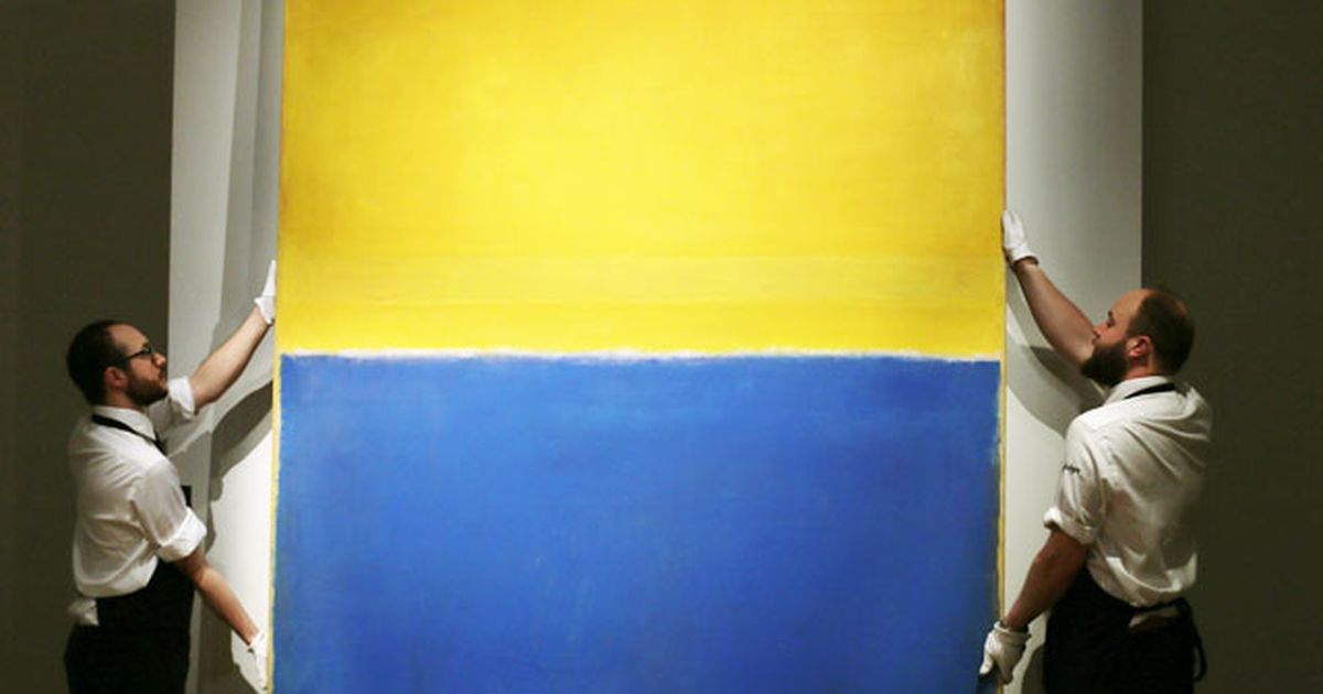 Rotko glezna pārdota izsolē Ņujorkā par 81,92 miljoniem dolāru ...