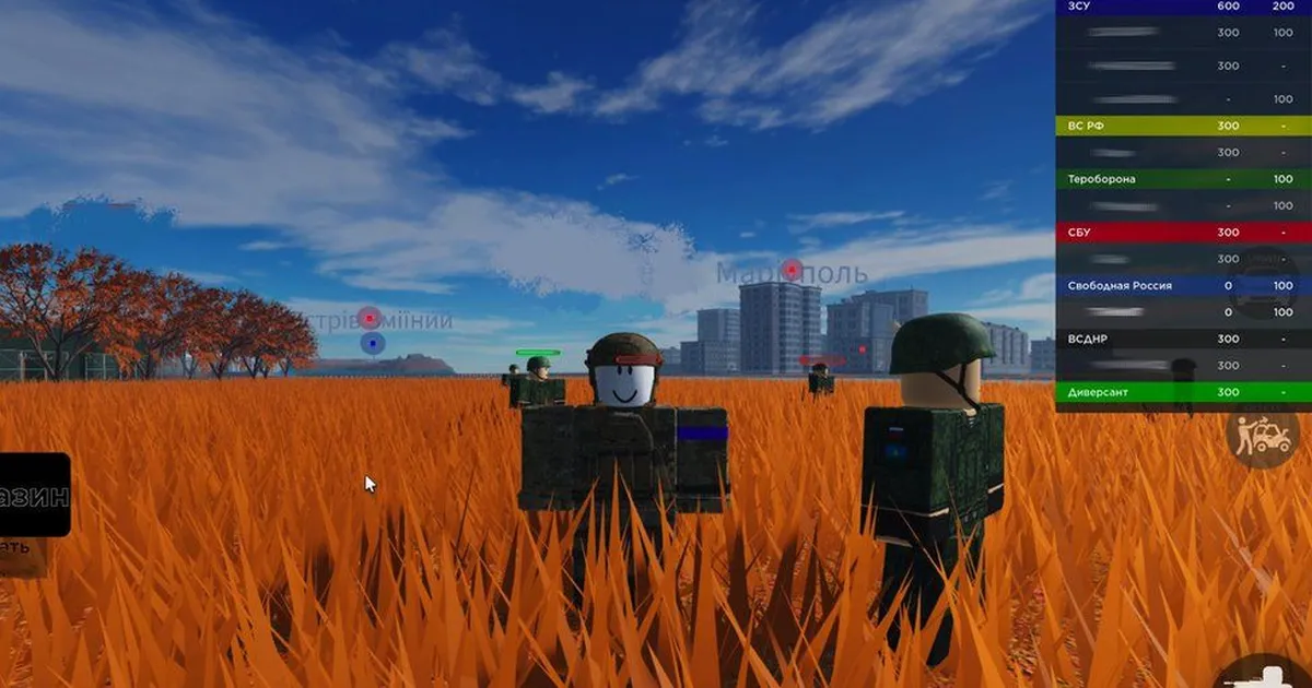«Robloxi» mängukeskkonnas said lapsed osaleda Ukraina jõhkrates veretöödes